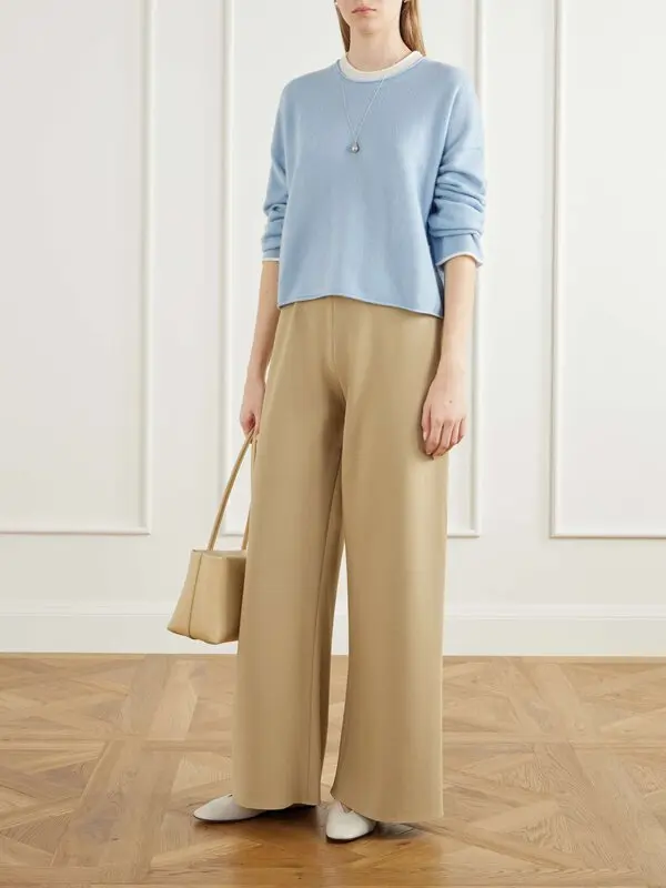 LA LIGNE Dominick Cashmere And Silk-blend Sweater