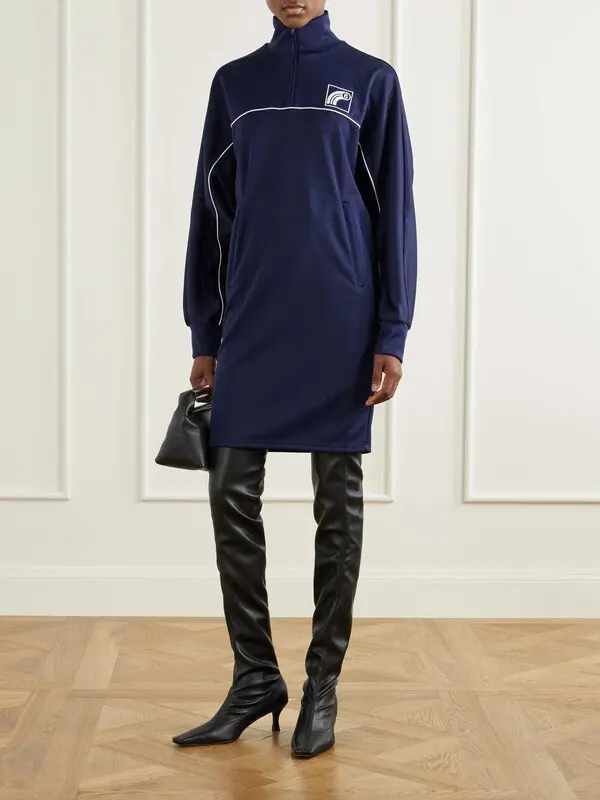 MAISON MARGIELA Embroidered Jersey Mini Dress