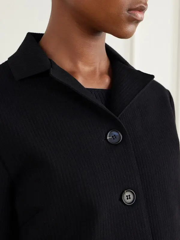 HIGH SPORT Maude Ribbed Cotton-blend Jacket