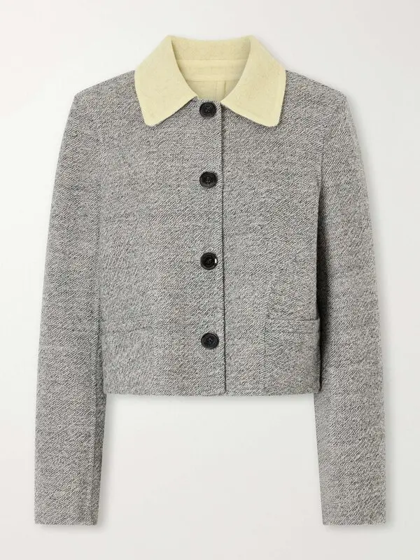 Proenza Schouler Gaelle Wool-blend Jacket - Gray