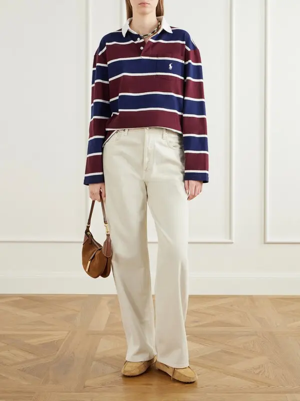 Polo Ralph Lauren Bow-detail Suede Moccassins - Neutrals