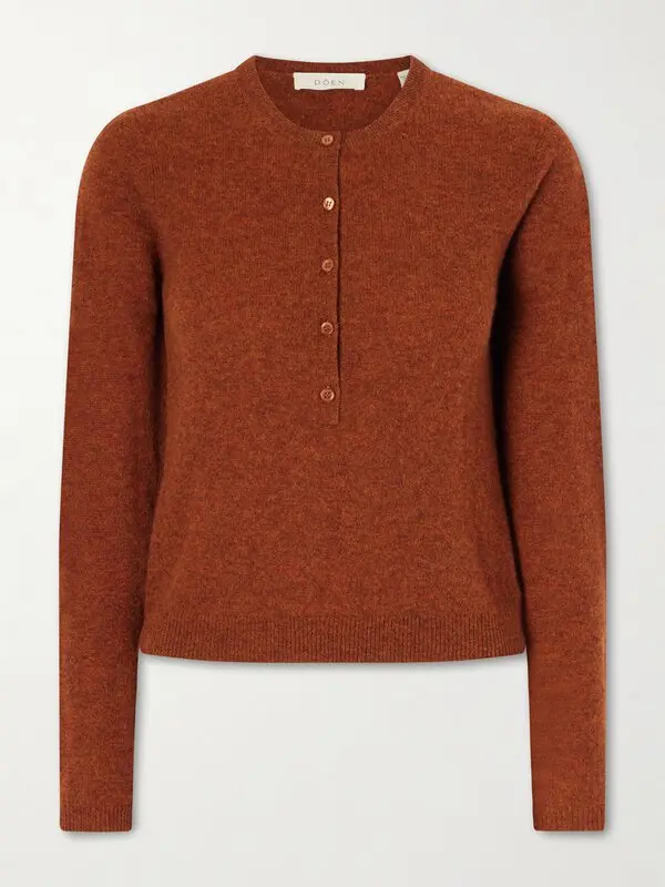 DÔEN Heath Henley Cashmere Sweater - Red