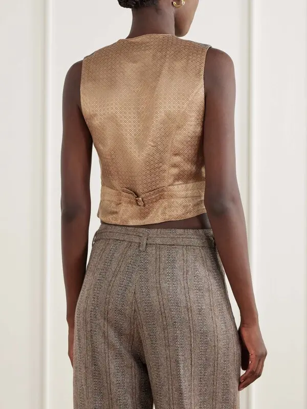Ralph Lauren Wool And Cotton-blend Vest