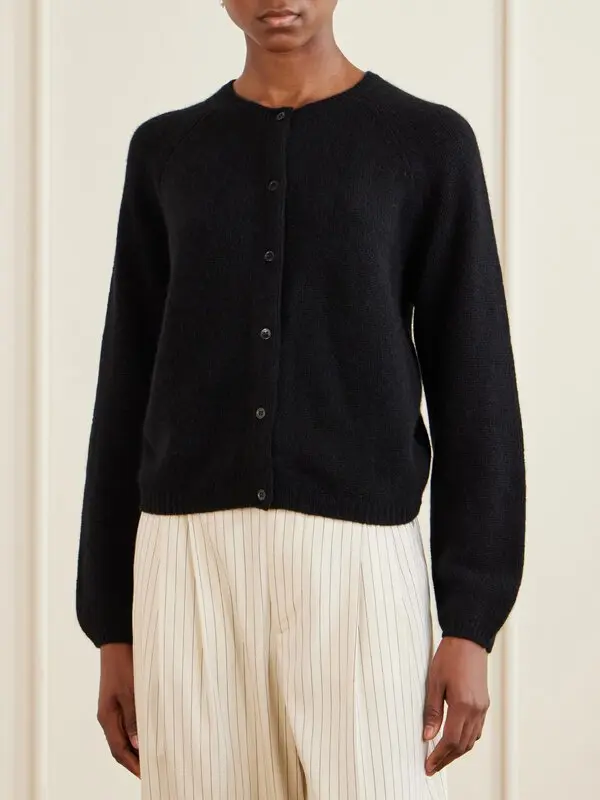 DÔEN Peroline Cashmere Cardigan - Black