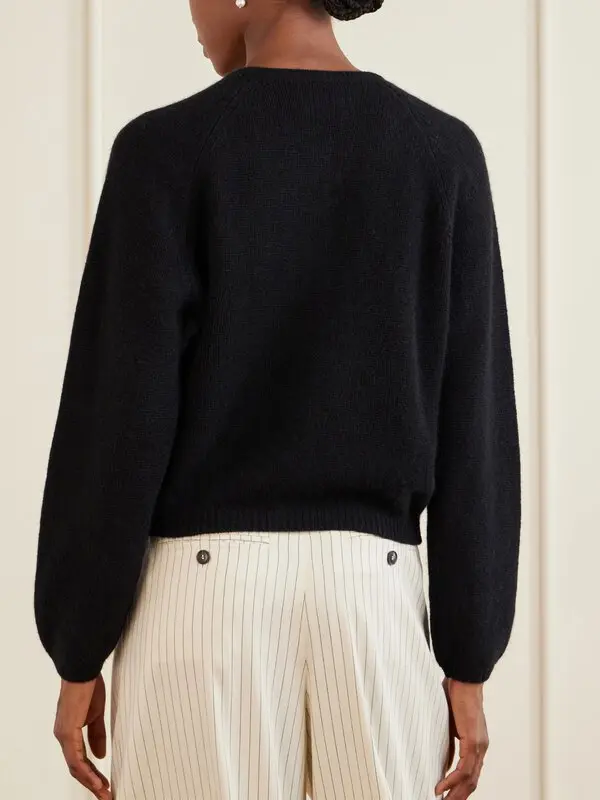 DÔEN Peroline Cashmere Cardigan - Black