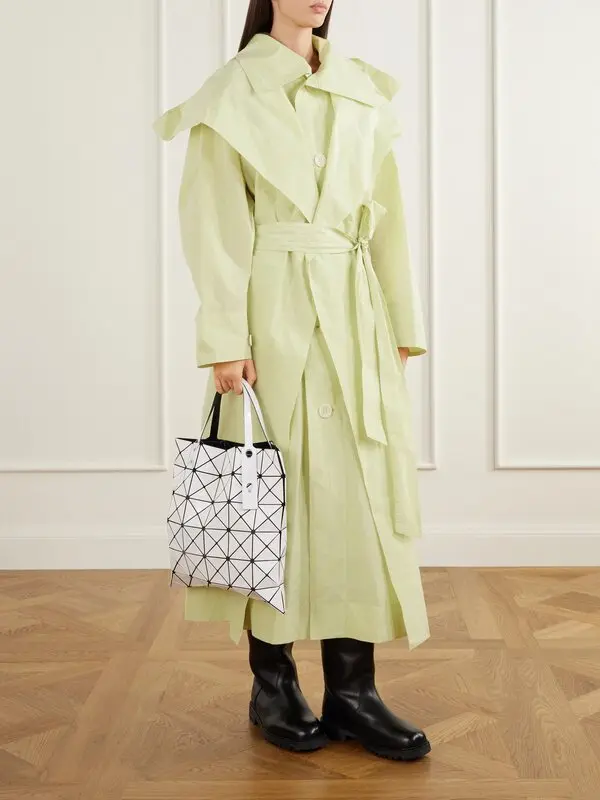 Issey Miyake Lucent Glossed Tote - White