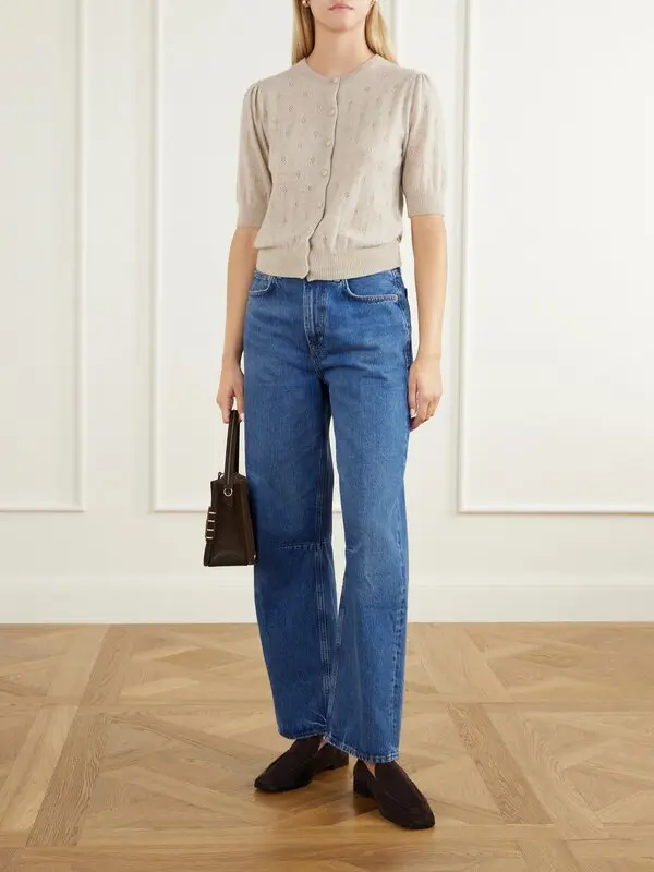 Citizens Of Humanity Miro Long Regenerative Cotton Barrel-leg Jeans - Blue