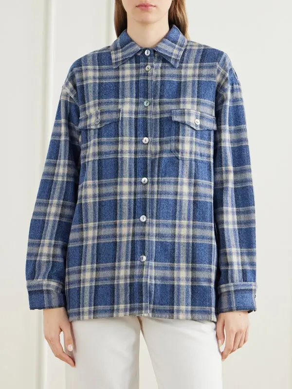 Citizens Of Humanity Checked Cotton-flannel Shirt