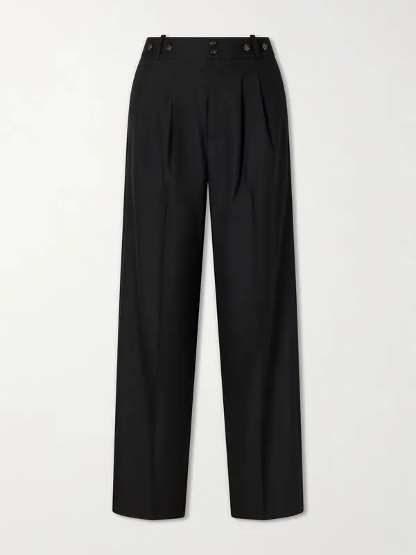 DÔEN Olivia Poplin Wide-leg Pants