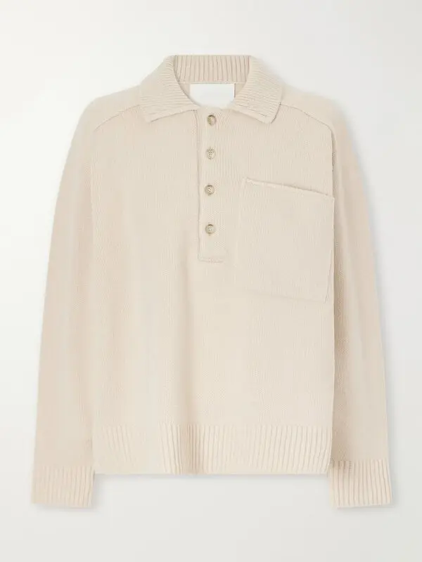 Citizens Of Humanity Agatha Wool And Cashmere-blend Polo Sweater