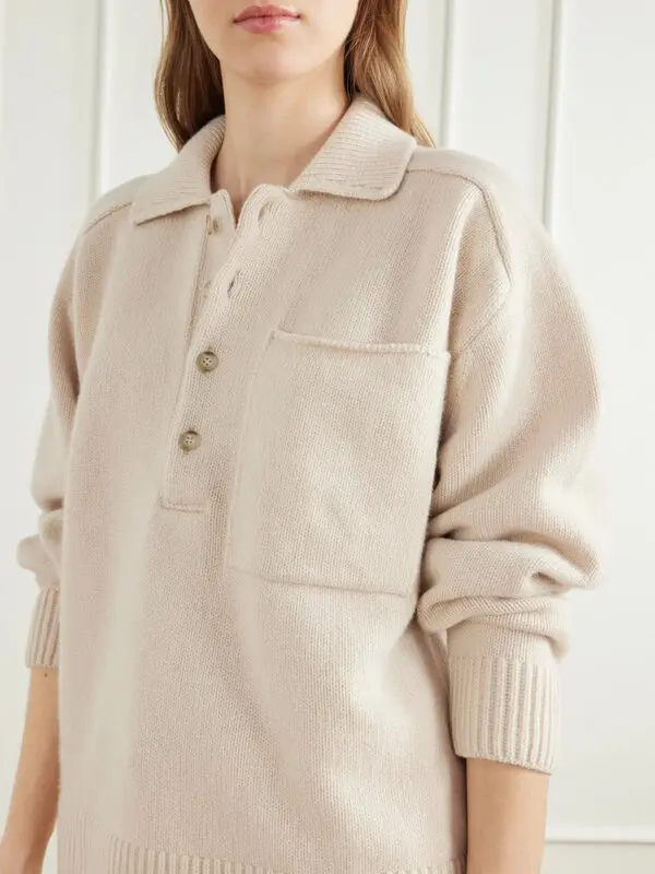 Citizens Of Humanity Agatha Wool And Cashmere-blend Polo Sweater