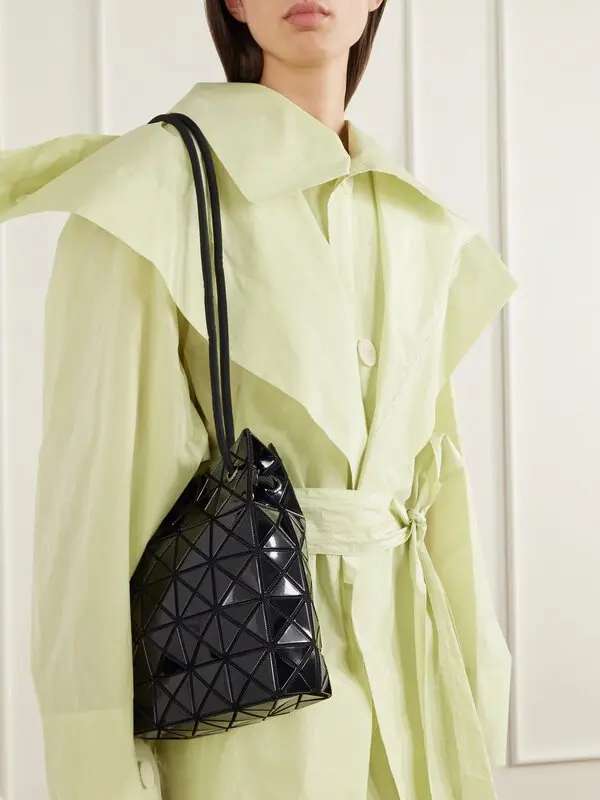 Issey Miyake Wring Glossed Crossbody Bag