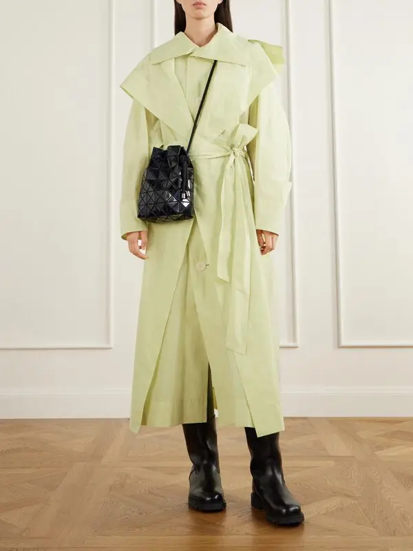 Issey Miyake Wring Glossed Crossbody Bag
