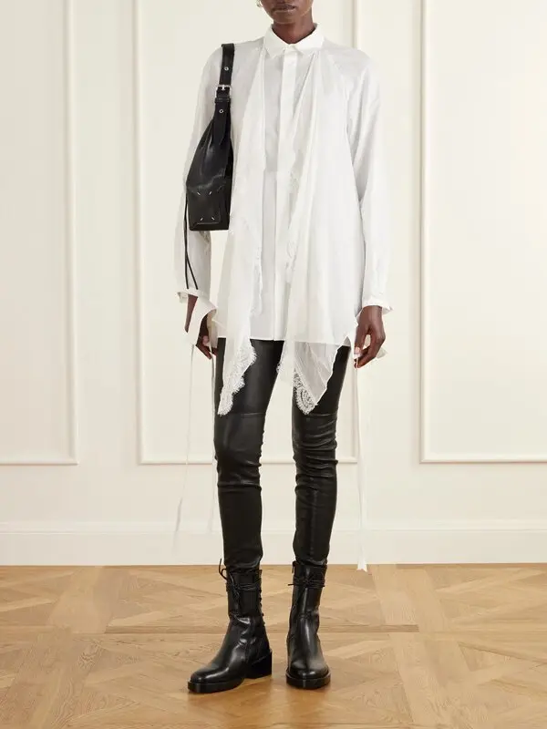 ANN DEMEULEMEESTER Henrica Leather Ankle Boots