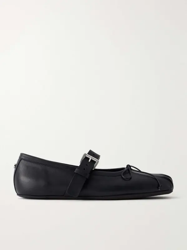 ANN DEMEULEMEESTER Zoey Leather Ballet Flats