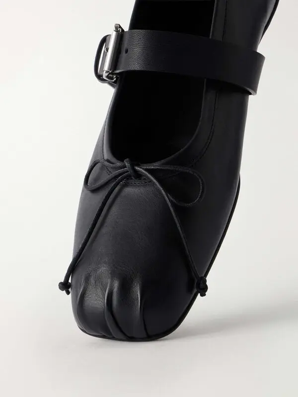 ANN DEMEULEMEESTER Zoey Leather Ballet Flats