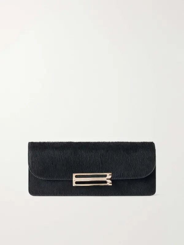 Victoria Beckham Dorian East-west Calf Hair Clutch