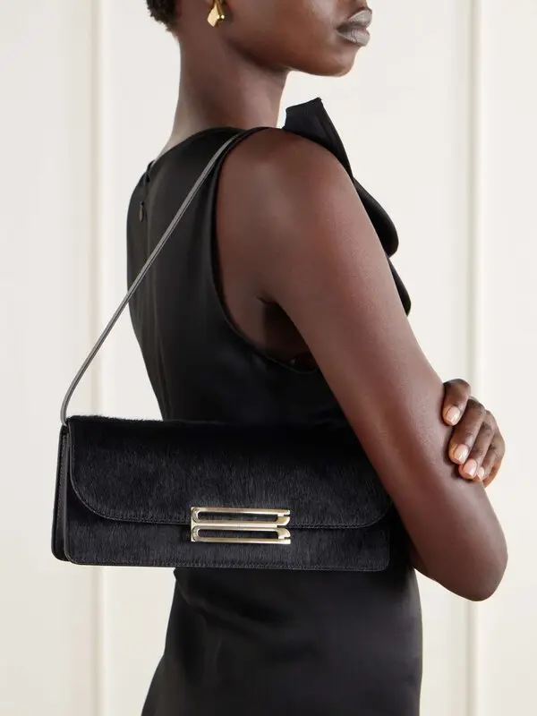 Victoria Beckham Dorian East-west Calf Hair Clutch