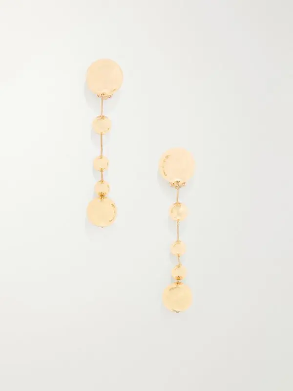 Carolina Herrera Tone Earrings - Gold