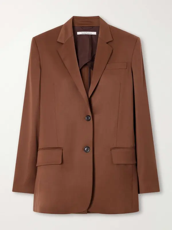 Another Tomorrow Wool Blazer