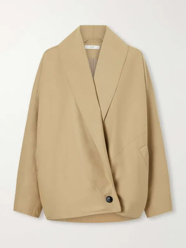Co Cotton-blend Jacket - Camel