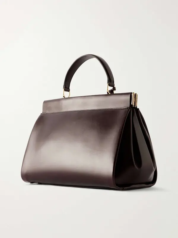 Victoria Beckham Sloane Frame Leather Tote