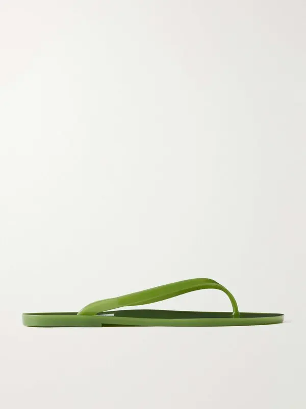 Christopher Esber Jo Pvc Flip Flops - Leaf Green