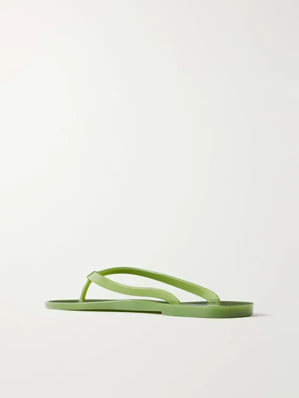 Christopher Esber Jo Pvc Flip Flops - Leaf Green