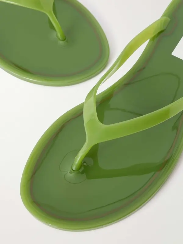 Christopher Esber Jo Pvc Flip Flops - Leaf Green