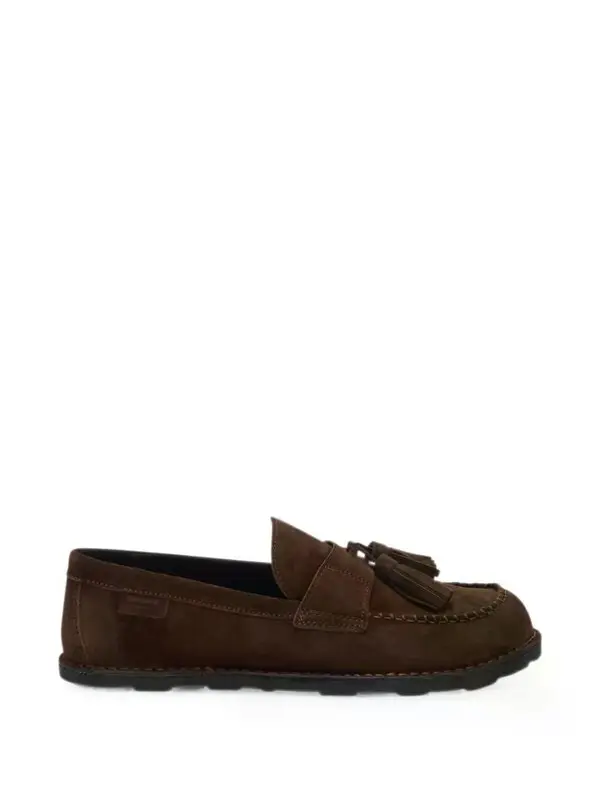 Moschino Tassel-detail Suede Loafers