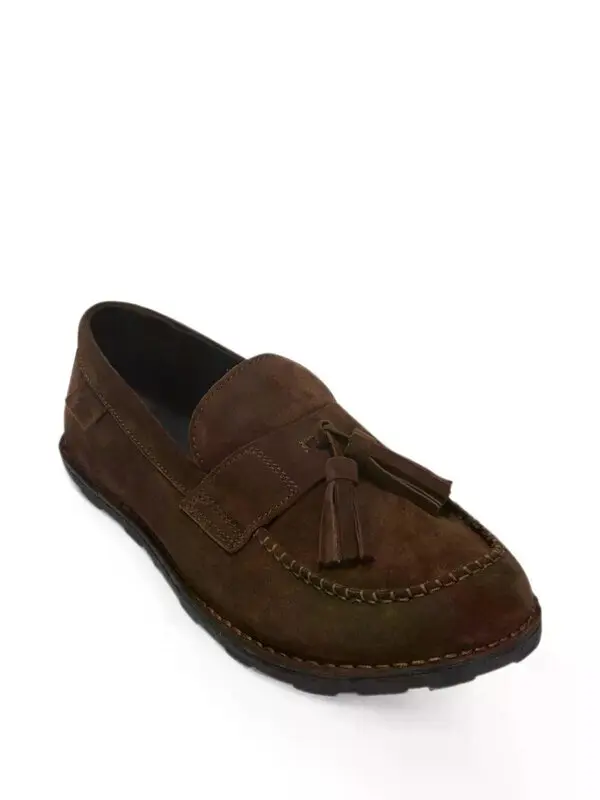 Moschino Tassel-detail Suede Loafers