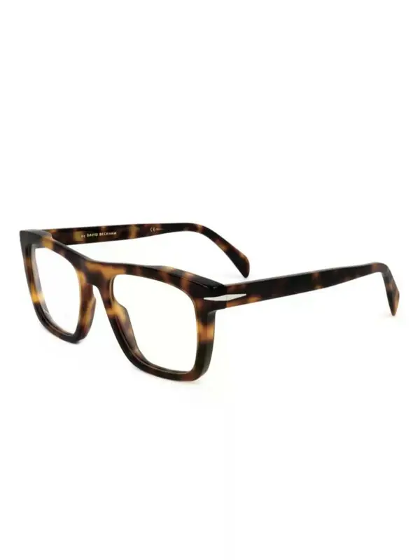 DB EYEWEAR BY DAVID BECKHAM Tortoise-shell Square Frame Glasses