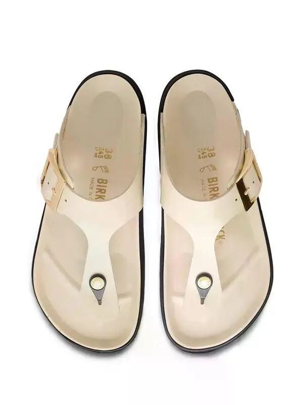BIRKENSTOCK Gizeh Patent Leather Sandals