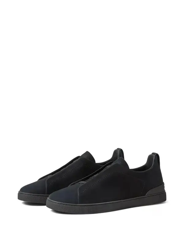 Zegna Triple Stitch™ Secondskin Sneakers - Black