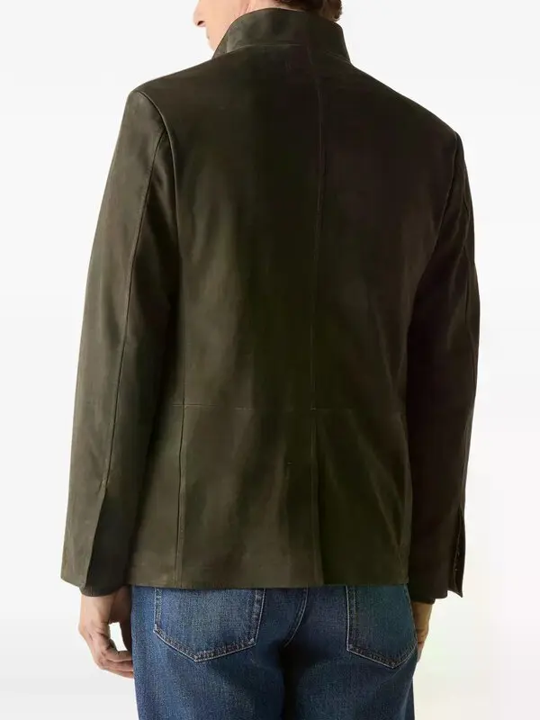 Zegna Dark Olive Secondskin Ii Conte Jacket