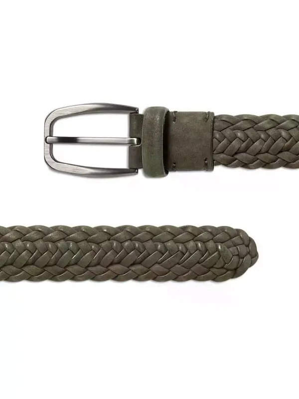 Zegna Dark-olive- Nubuck Belt