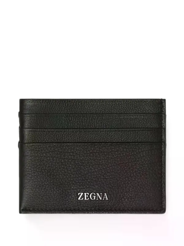 Zegna Dark Olive Green Secondskin Card Case
