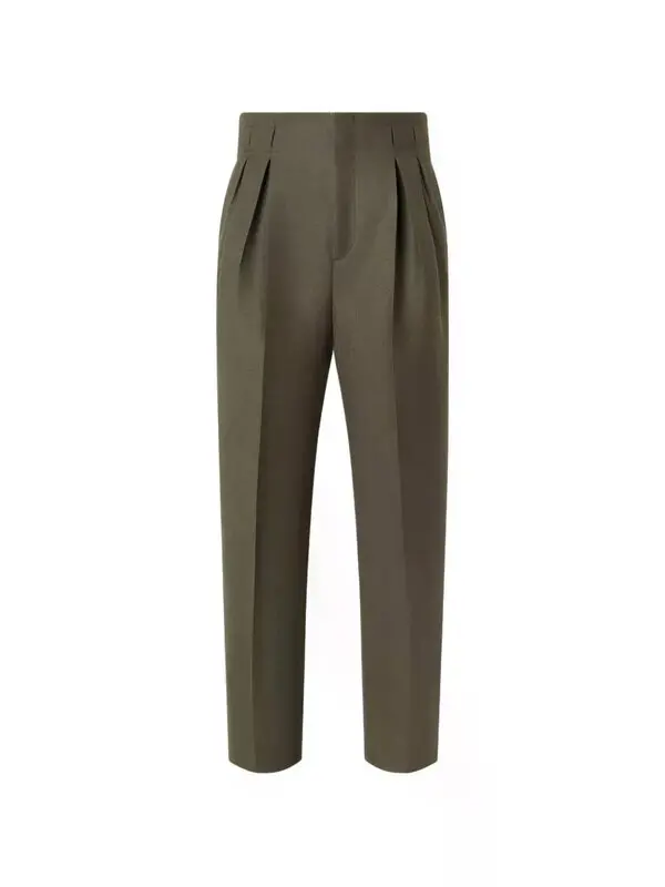 Zegna Pleated-waistband Wool Trousers