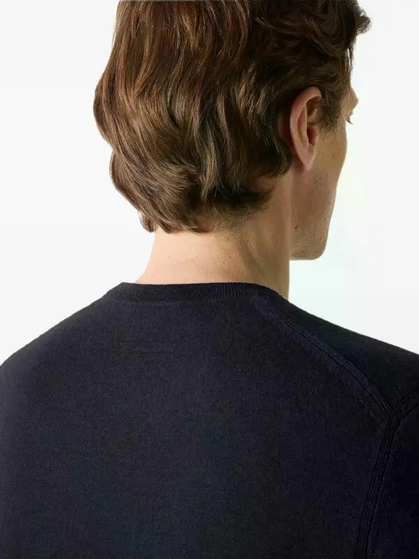 Zegna Navy Oasi Cashmere Crewneck Sweater