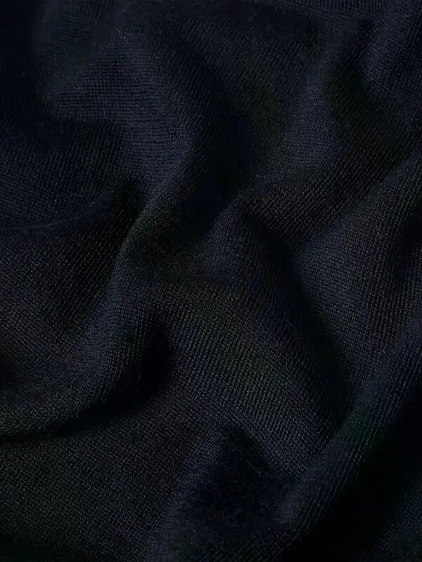 Zegna Navy Trofeo 15milmil15 Wool Crewneck Sweater - Blue