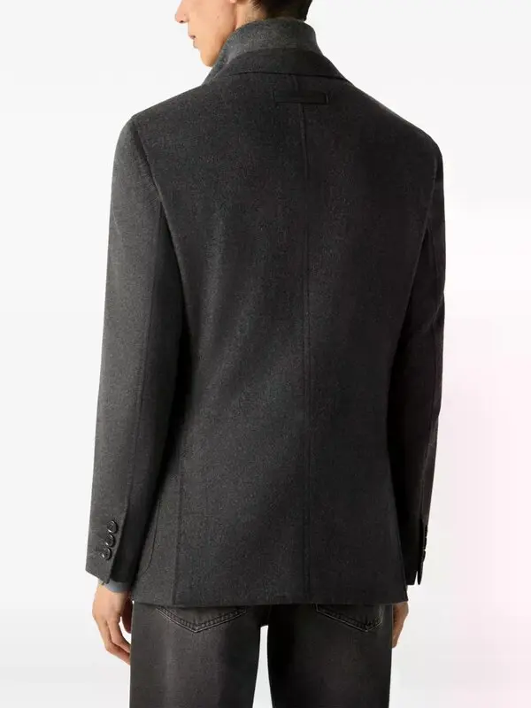 Zegna Dark Mélange Oasi Cashmere Jacket