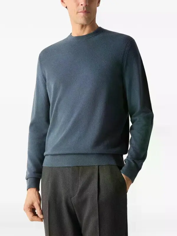 Zegna Light Oasi Cashmere Crewneck Sweater
