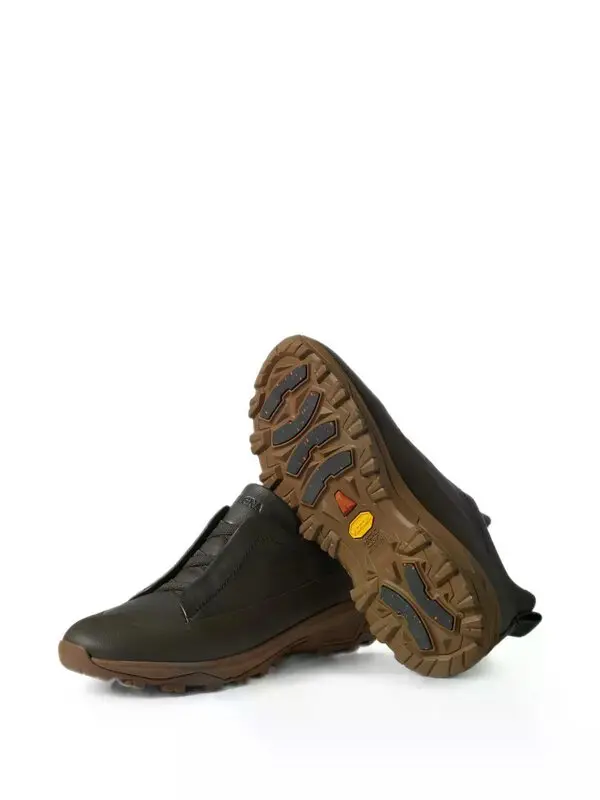 Zegna Dark Olive Triple Stitch™ Monte Secondskin Sneakers