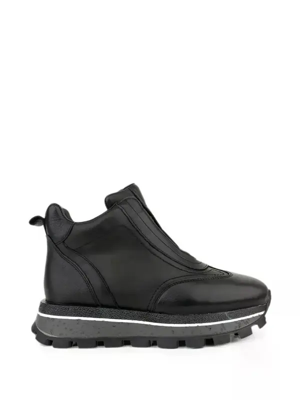 LINDA BAUMANN Zip-fastening Chunky Boots