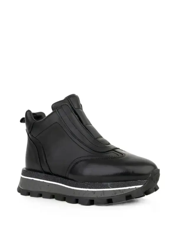 LINDA BAUMANN Zip-fastening Chunky Boots