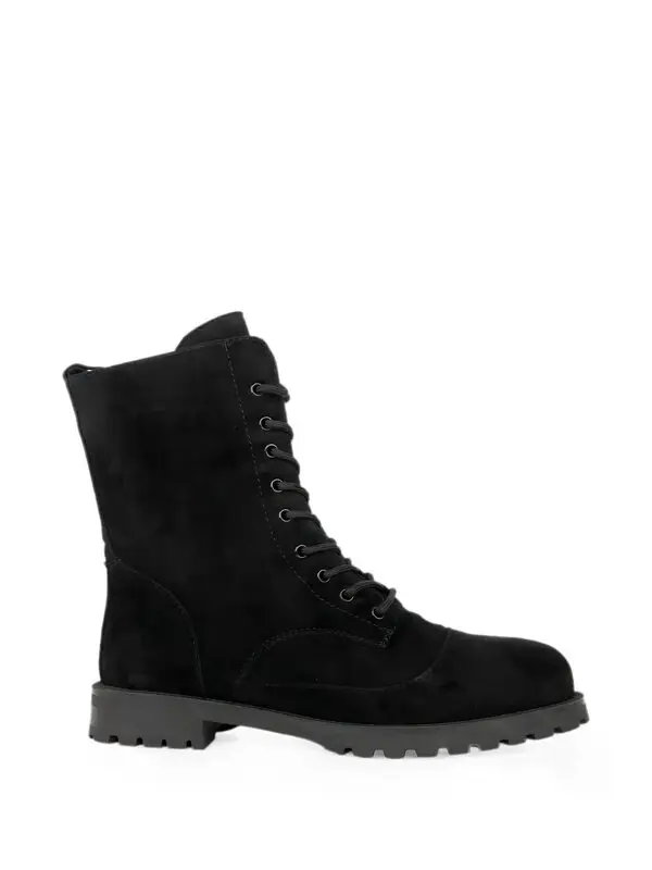LINDA BAUMANN Lace-up Suede Boots