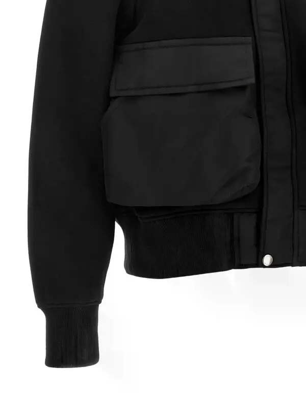 Sacai Panelled Cargo Jacket - Black
