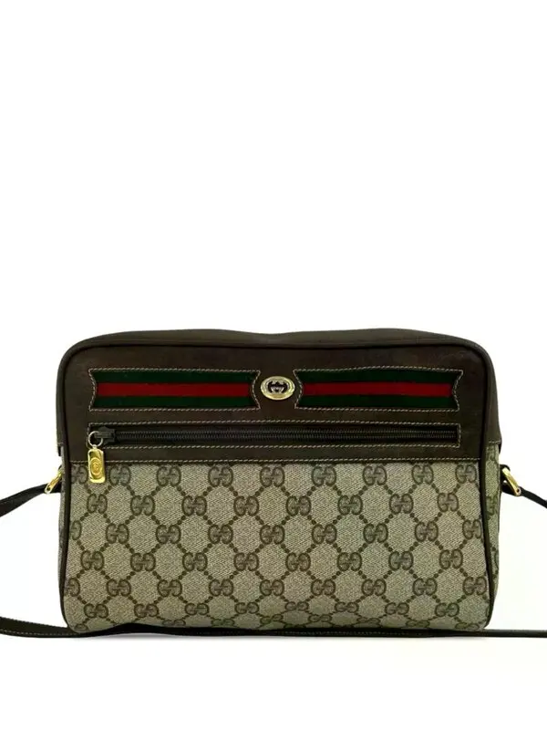 Gucci 1970-1980 Gg Supreme Web Crossbody Bag