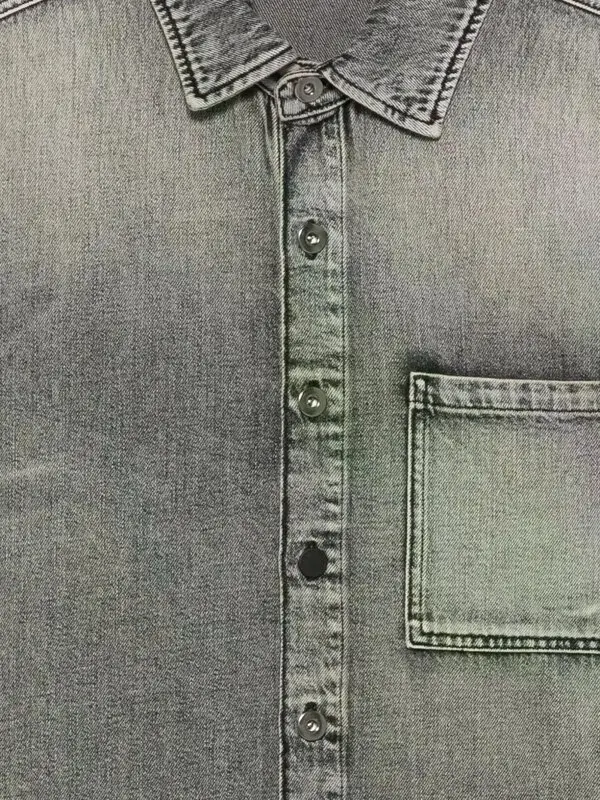 Liviana Conti Faded-effect Button-up Jacket