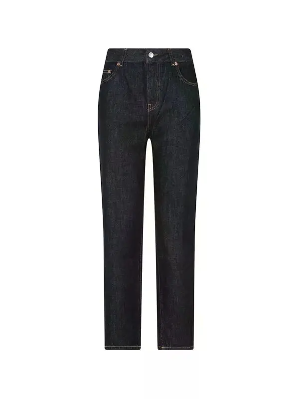 DEPARTMENT 5 Adid Straight-leg Logo-patch Jeans